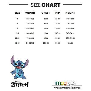 Disney Lilo & Stitch Little Girls Cosplay Tank Top Dolphin Active and French Terry Shorts 7-8