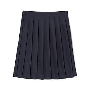 French Toast Big Girls' Pleated Skirt, Navy, 14