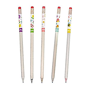 Spring Smencils - HB #2 Scented Pencils, 5 Count, Gifts for Kids, School Supplies, Classroom Rewards, Easter basket stuffers