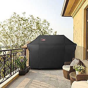 Kingkong 7109 Premium Grill Cover for Weber Summit 600-Series Gas Grills Including Grill Brush and Tongs