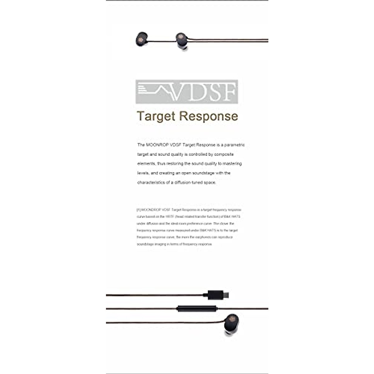 Moondrop JIU Earphone DSP 10mm High-Performance Dynamic IEMs MEMS Microphone USB-C Port in-Ear Earphone