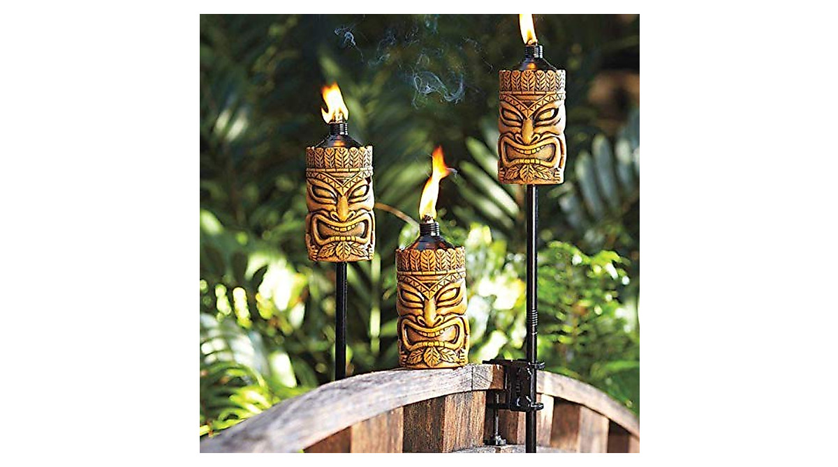 Torch Replacement Canisters Set for Outdoor Bamboo Torches - 4 Pack