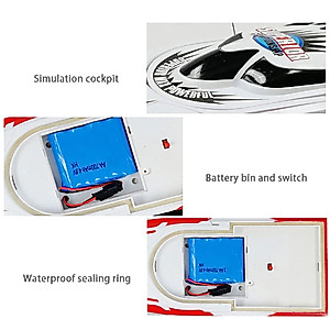 QIYHBVR RC Boat,Remote Control Boat for Adult and Kids,2.4 GHz 12.6”Fast Racing Boats for Pools and Lakes Water Toys for Age 3,4,5,6-14 15 Years Old Boys Girls Teens Birthday Gift