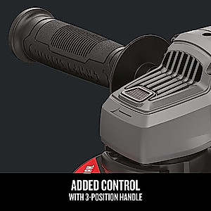 CRAFTSMAN Small Angle Grinder Tool 4-1/2 inch, 6 Amp, 12,000 RPM, Corded (CMEG100)