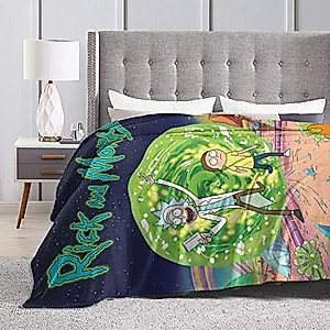 Cartoon Blanket Ultra Soft Throw Blankets Flannel Blankets All Season Light Weight Living Room/Bedroom Travel Blanket 50"X40"