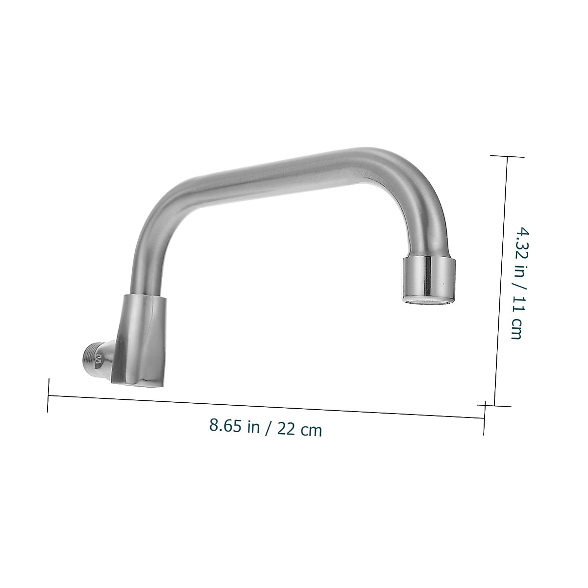 Generic Rocking Faucet Sink Faucet Kitchen Semi-Automatic Faucet Wall Mount Bathtub Faucet Single Hole Faucet Kitchen Metal Kitchen Water Faucet Bathtub Faucets Spigot Alloy to Rotate