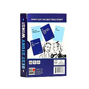 DSS Games Best Story Wins [A Party Game] of Juicy Conversation Starters. True Stories Only