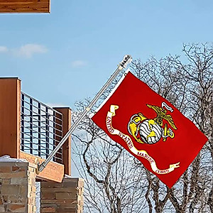 US Marine Corps USMC Military Flags 3x5 Outdoor- US Marine Army Flags with Super Durable Double Stitched and 2 Brass Grommets