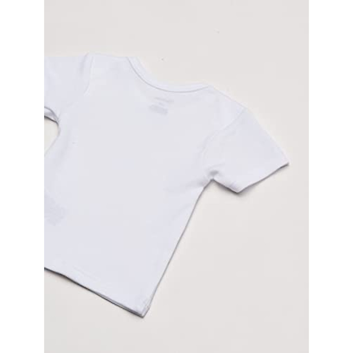 Gerber Baby 3-Pack Short-Sleeve Slip-On Shirts, White, 24 Months