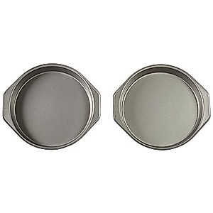 Amazon Basics Nonstick Round Baking Cake Pan, 9 Inch, Set of 2