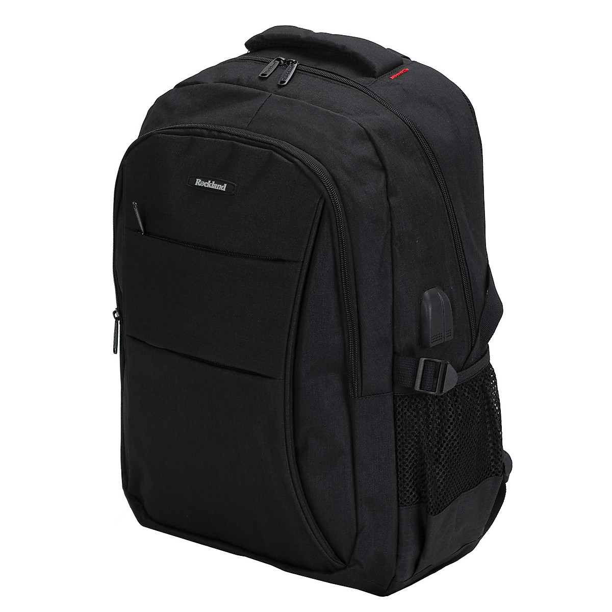 Rockland Business Pro USB Laptop Backpack, Black, Large