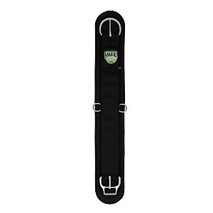 Weaver Leather Felt Lined Straight Smart Cinch , Black , 32-Inch