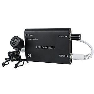 CARESHINE Black LED Head Light Lamp for Dental Surgical Medical Binocular Loupe USA Shipping 2-5 Days Delivery