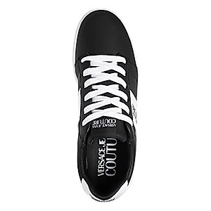 Versace Jeans Couture Men Brooklyn Sneakers Black 9.5 US