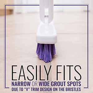 Fuller Brush Tile Grout E-Z Scrubber Complete - Lightweight Multipurpose Power Surface Scrubber & Cleaner Brush - Perfect for Cleaning Hard to Reach Areas