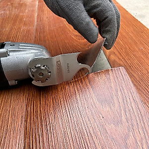 XXGO 3 Pcs Multi Tool Saw Blades Oscillating Multi Tool Knife Blade for Cutting Roofing Asphalt Shingles PVC Floor Carpet Cardboard Fit Milwukee Rockwell Bosch Dremel Ryobi Ridgid XG3310