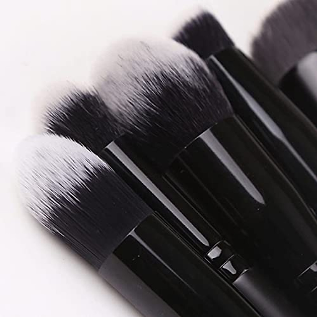 Makeup Brush Foundation Brush Face Brush Concealer Black Makeup Brushes Set Eye Face Cosmetic Foundation Powder Blush Eyeshadow Kabuki Blending Make up Brush Beauty Tool (Color : Black15pcs, Size :
