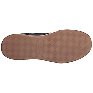 Dearfoams Men's Andre Indoor Outdoor Memory Foam Sport Lounge Clog Slipper, Peacoat, Medium