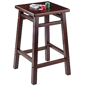 Winsome Carter Bar Stool, Walnut , 24"