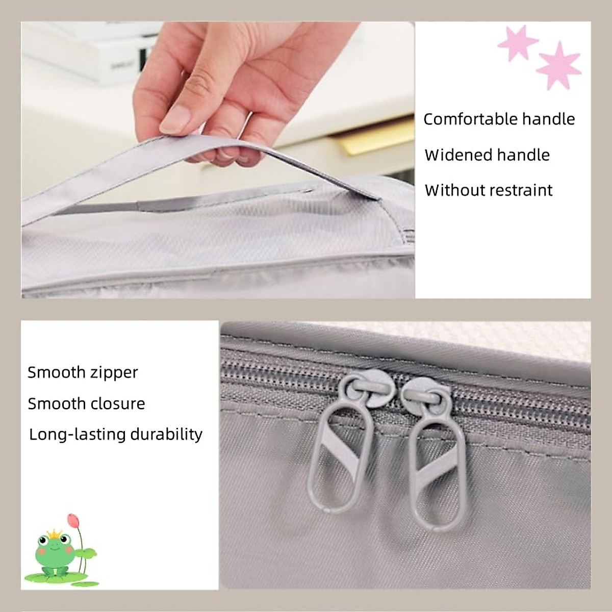 6-Piece Set Storage Box Of Dry And Wet Separation Clothes, Luggage Packing Organizers, With Shoe Bag, Laundry Bag, Toiletries Bag And Cosmetics Bag, Portable Travel Accessories(Pink)