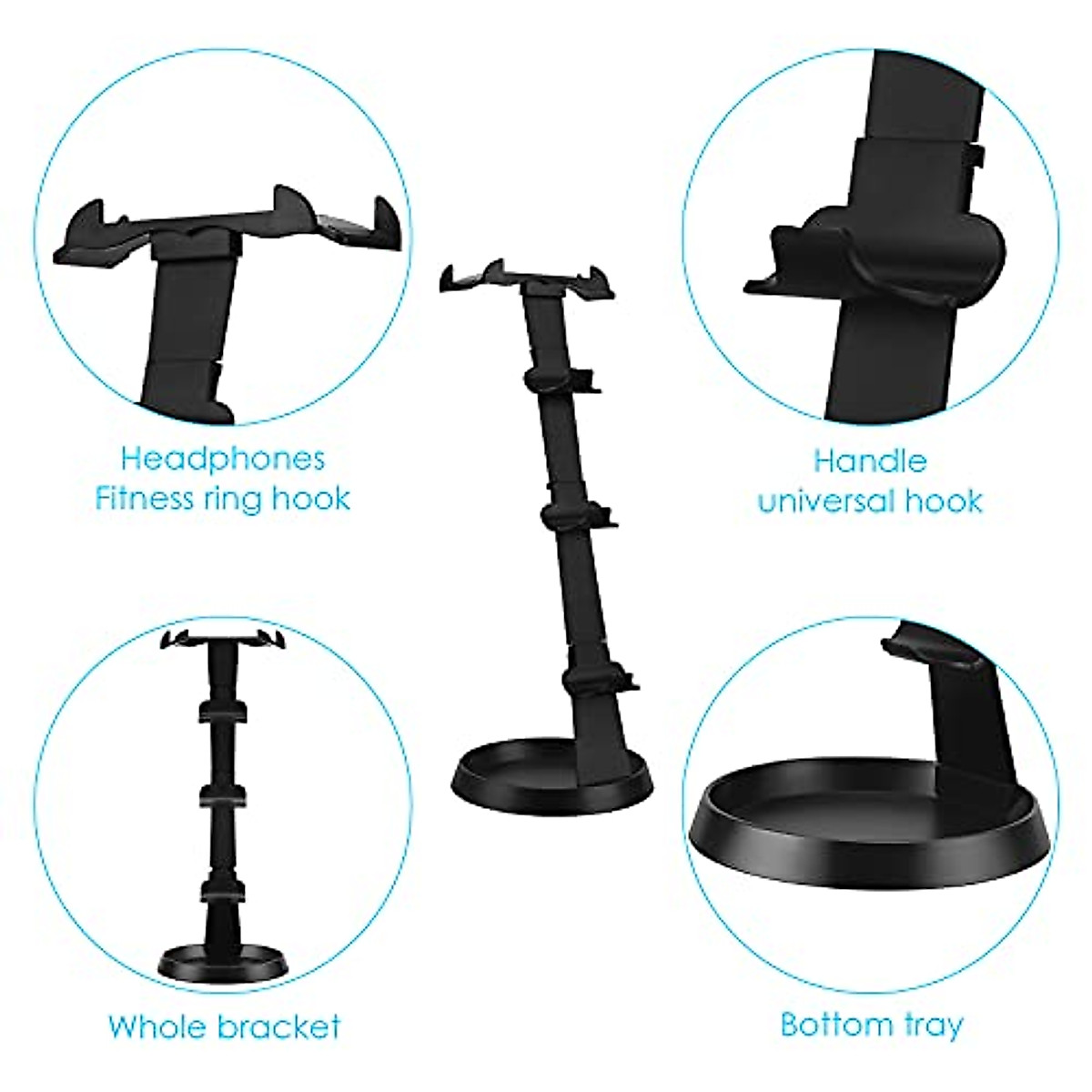 Ruiqas Headphone Storage Display Stand for Ring-Fit Headphone Compatible with Switch Pro/PS4/Xbox One Controller