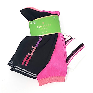 Kate Spade New York Stallion 3-Pack Trouser Socks Black 4-10 Women's Shoe