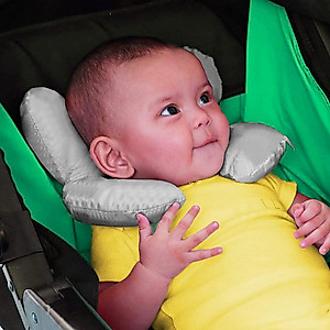 Lebogner Baby Head Support Pillow & Car Seat Strap Covers