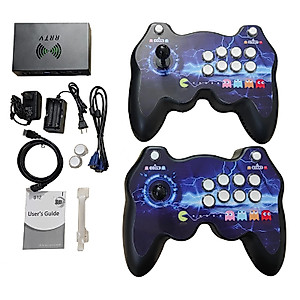RegiisJoy 13000 in 1 Wireless Pandora Box 40S Bluetooth Arcade Game Console for PC & Projector & TV, 2-4 Players, 1280X720, 3D Games, Search/Hide/Save/Load/Pause Games, Favorite List