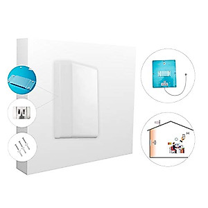 XRDS-RF Indoor Panel Antenna Wide Band Directional Internal Wall Mount Panel Antenna 8dBi Signal Booster Antenna WiFi External Antenna 698 to 2700 MHz