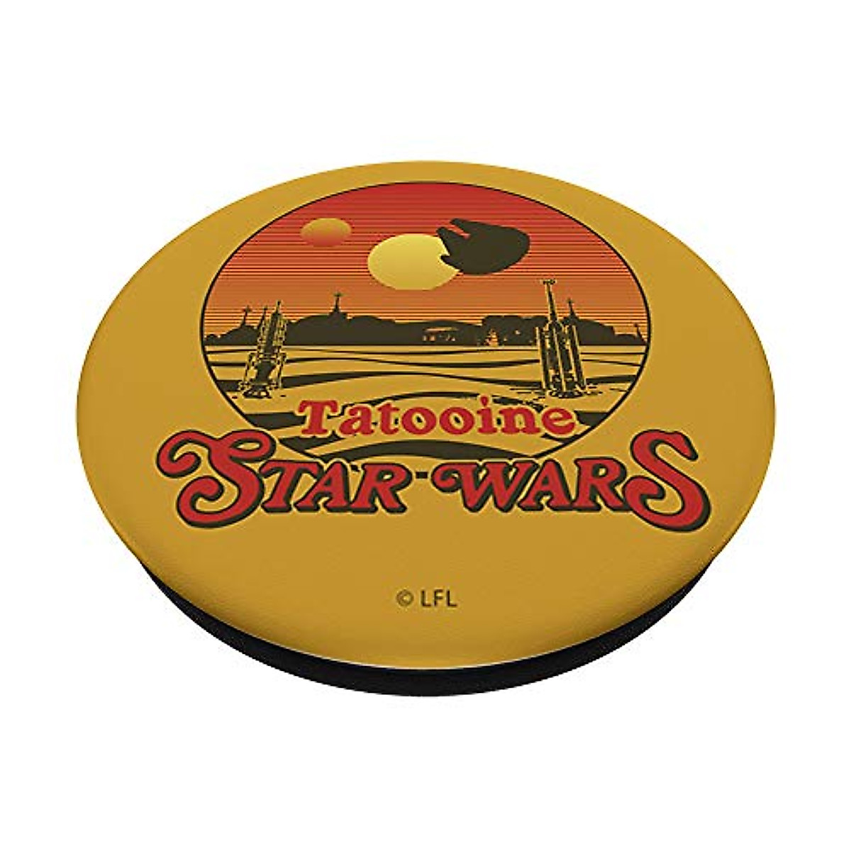 Star Wars Tatooine Sunset Logo PopSockets Grip and Stand for Phones and Tablets