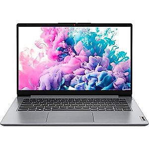 Lenovo 14" IdeaPad 1 Laptop, Intel Dual-core Processor, 14" HD Display, 4GB RAM, Wi-Fi 6 and Bluetooth, HDMI, SD Card Reader, Windows 11 Home in S Mode (256GB SSD Storage)