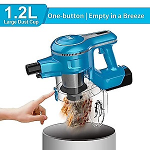 INSE Cordless Vacuum Cleaner, 28Kpa 300W Brushless Stick Vacuum with 2 Batteries, Up to 90min Runtime, 10-in-1 Powerful Rechargeable Lightweight Cordless Vacuum for Carpet Hard Floor Pet Hair, S6P Pro