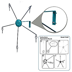 Woodlink 5560 Squirrel-Go-Round Squirrel Feeder