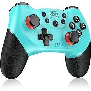 Rzzhgzq Wireless Controller for Switch/Switch Lite,Green Switch Pro Controller Gamepad Joypad Remote with Gyro Axis, Turbo and Adjustable Wireless Controller for Girl/Boy (GREEN)