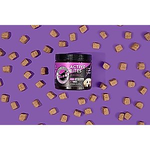 Active Bites - Joint and Hip Support Supplement- A Blend of Chondroitin, MSM, and Glucosamine in Each Tasty Chew - Small, Medium, and Large Dog Breed - Duck Flavor - by Best Friend's Essentials
