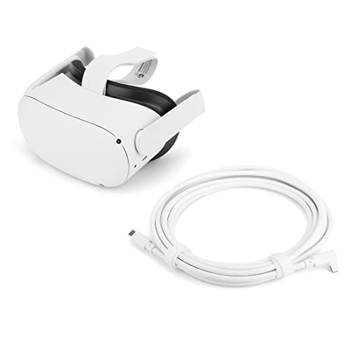 Certusfun Link Cable Compatible for Quest 3 2 Pico 4, 16 FT VR Headset Cable Accessories for Steam VR Games, USB 3.2 Gen 1 Type C to C High Speed Data Transfer Cord for Gaming PC (White)