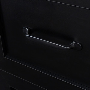 Holaki L Shaped Desk,Computer Desk with Drawers,Bookshelf & Hutch,Modern Corner Desk,Home Office Desk,L-Shaped Study Table Writing Desk,Corner Gaming Computer Desk with Storage(Black)