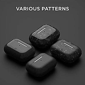Foam Masters Genuine Carbon Fiber (Matte) Case for AirPods Pro 2nd Gen - Extreme Slim - Ultra Protection