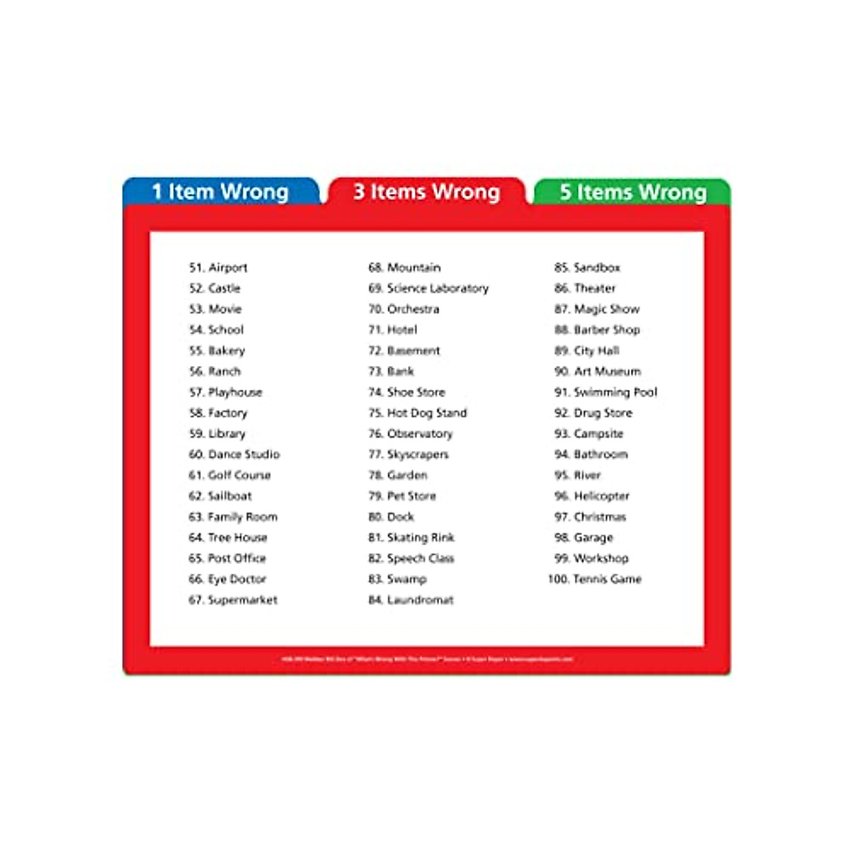 Super Duper Publications | Webber® Big Box of “What’s Wrong with This Picture?” Scenes | Critical Thinking Skills | Speech and Language Resource