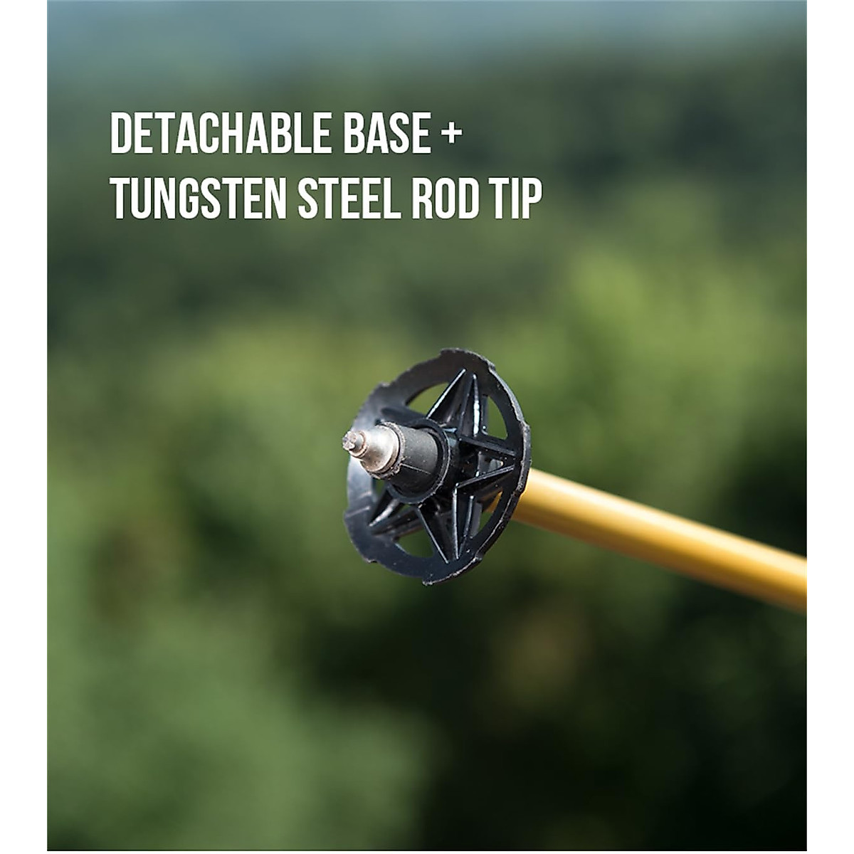 AONIJIE Folding Ultralight 7075 Aluminum Alloy Trekking Poles Quick Lock Trekking Hiking Pole Walking Stick (110 CM Style 2)