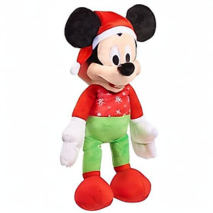 Disney Holiday Mickey Mouse 2021 Large 22-Inch Plushie, Stuffed Animal, Kids Toys for Ages 2 Up, Amazon Exclusive by Just Play