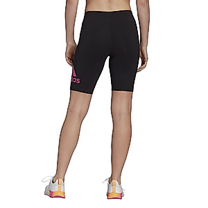 adidas Women's Gradient Logo Bike Shorts, Black, X-Small