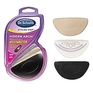Dr. Scholl’s Stylish Step Hidden Arch Support for Flats, 3 Pairs