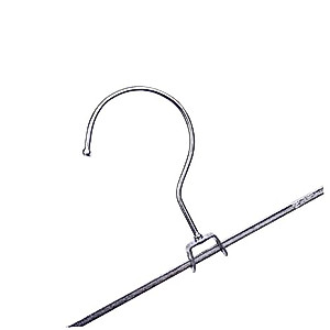 Holibanna 20pcs Stainless Steel Hangers Space Saving Hanger Clothes Hanger with Clips Dress Rack Non Slip Hanger Simple Hanger Retractable Clothes Rack Hanger Clip Hanger Coat Hanger