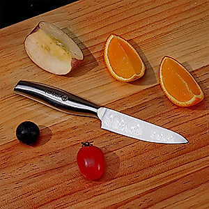 TooSharp Paring Knife for Cooking, Update Fit Non-stick Peel, Lightweight And Convenient, Easy To Control For Home Kitchen/Restaurant/travel, 304 Stainless Steel Handle, Good Helper For Cooking