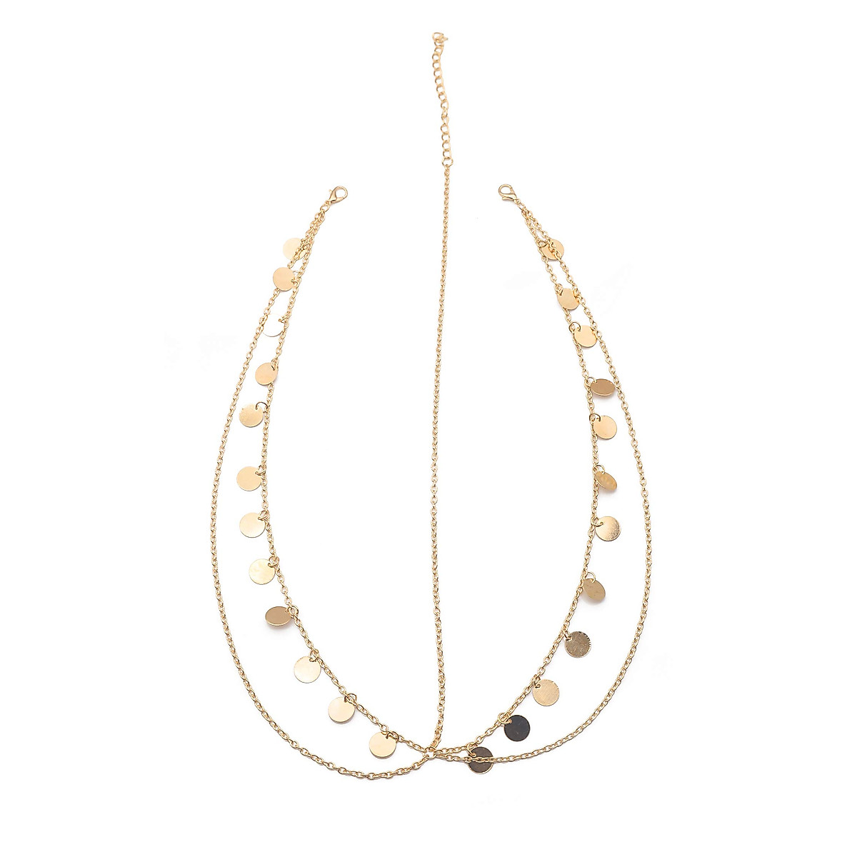 Missgrace Women Bohemian Gold Head Chain Headband Bridal Head Chain Wedding Headpiece Hair Jewelry Accessories for Bridal Hair Accessories