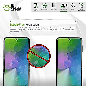 IQShield Screen Protector Compatible with Samsung Galaxy Z Flip 3 (2-Pack) Anti-Bubble Clear Film
