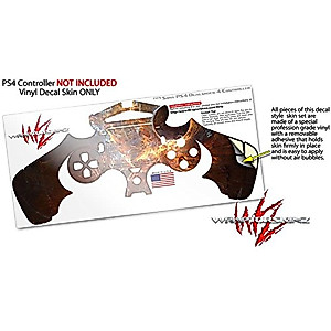 WraptorSkinz Vinyl Decal Skin Compatible with Sony PS4 Controller PlayStation 4 Original Slim and Pro Kappa Space (Controller NOT Included)