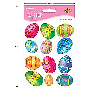 Color Bright Easter Egg Stickers