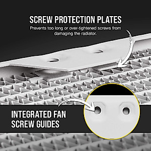 CORSAIR Hydro X Series XR5 360mm Water Cooling Radiator - Triple 120mm Fan Mounts - Premium Copper Construction - Easy Installation - White